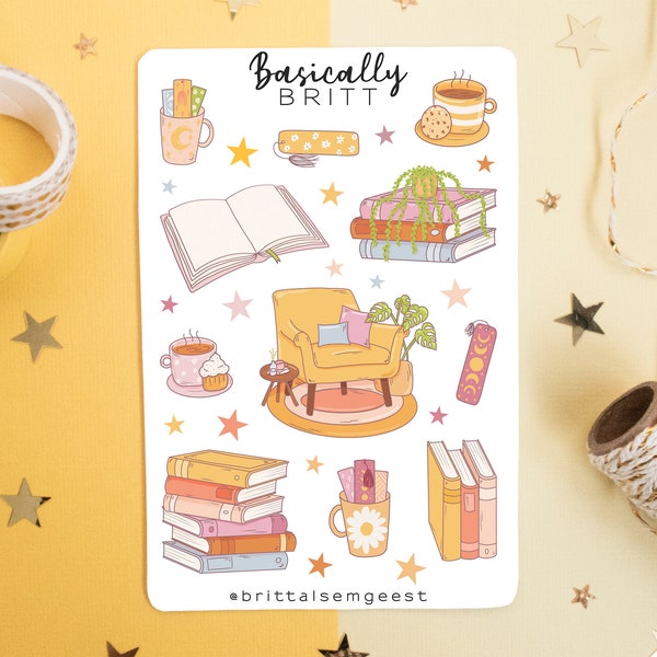 Book Stickers - Etsy