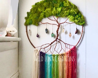 Rainbow Tree Art | Etsy