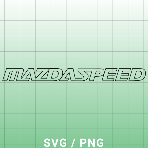 Mazdaspeed Logo - Etsy