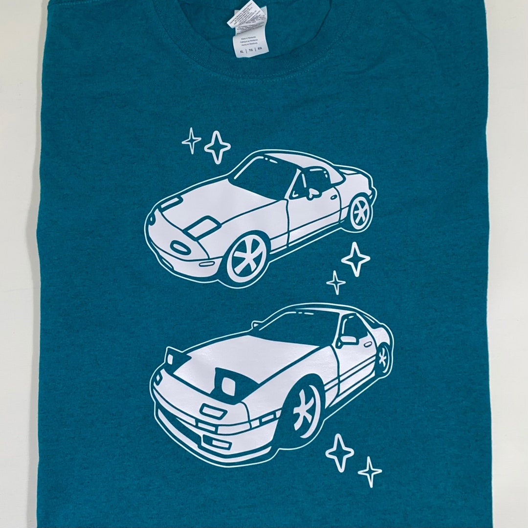 NA Miata & FC Rx-7 Mazda Jdm T-shirt – Teal, Size XL - Etsy