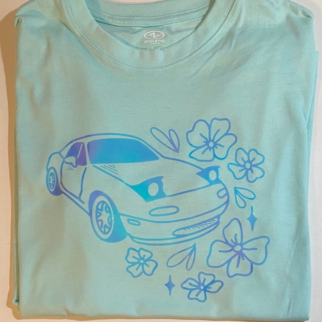 Floral Holographic Mazda Miata Cute Jdm Tshirt Size Large - Etsy