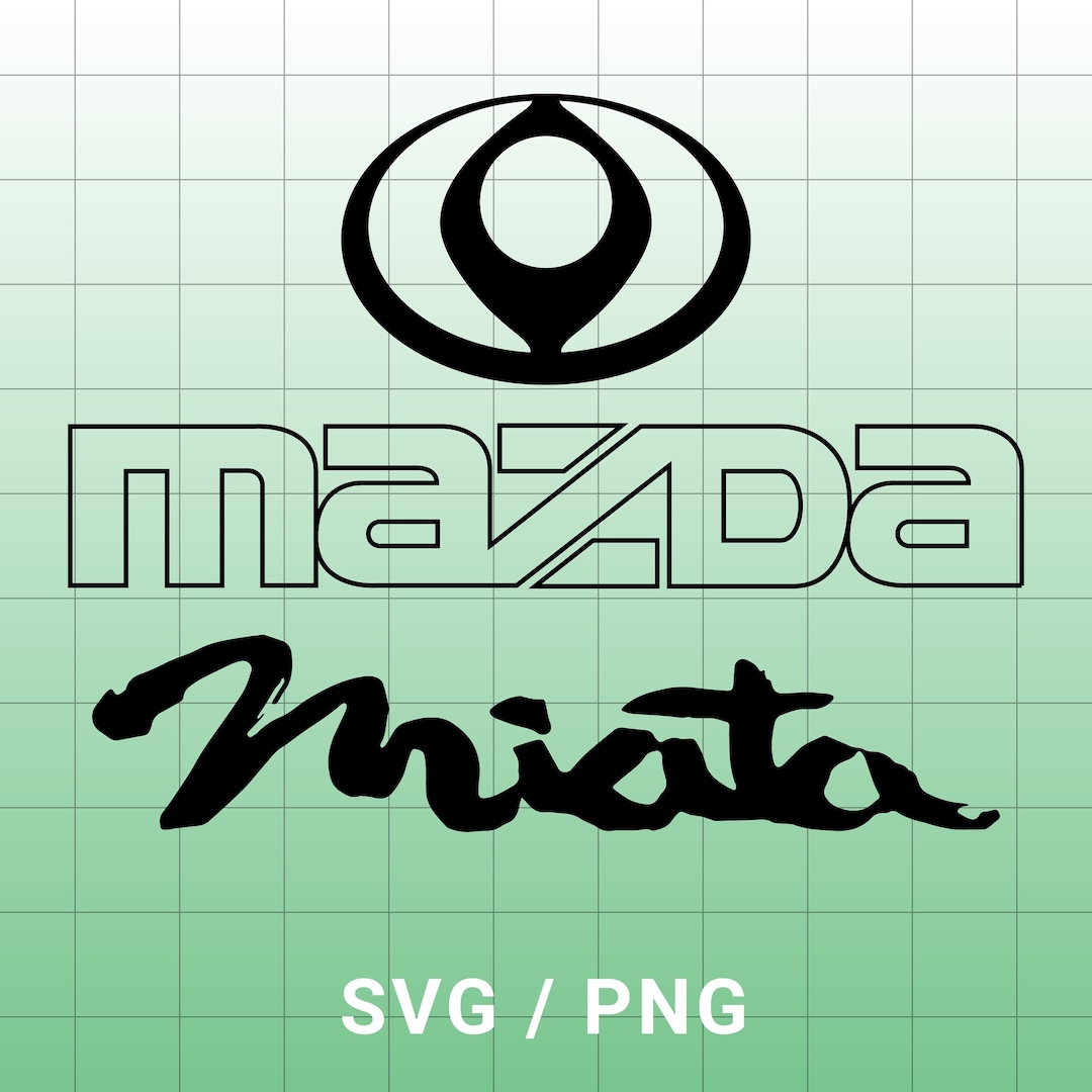 Mazda Miata Car Logo Bundle - SVG/PNG - Cricut - Silhouette - Digital ...