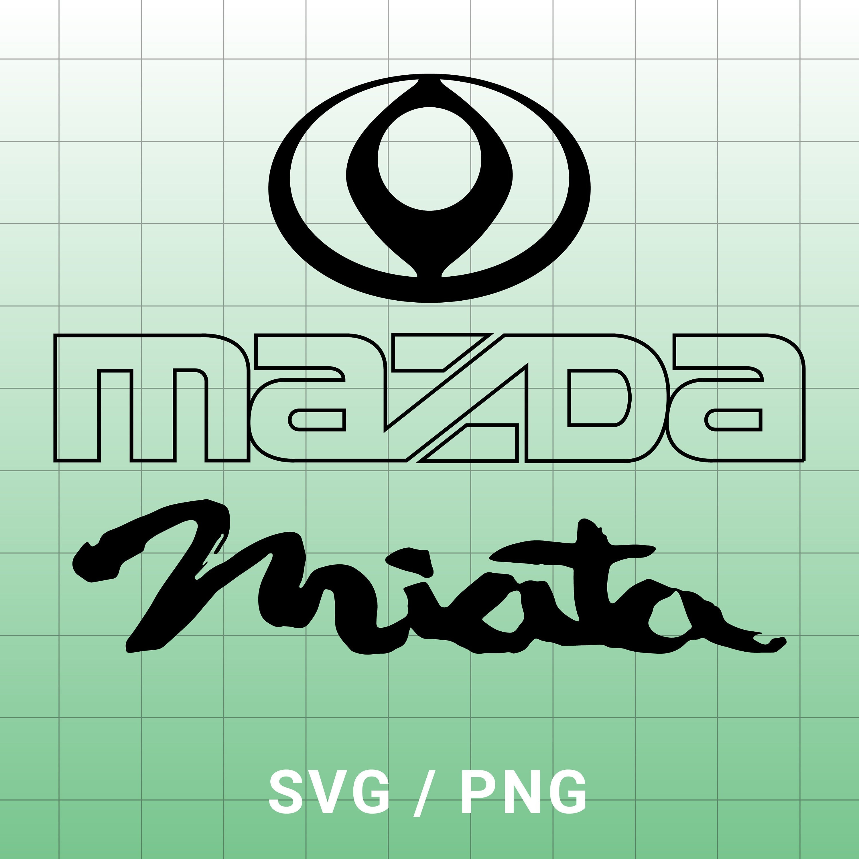 Mazda Miata Car Logo Bundle - SVG/PNG - Cricut - Silhouette - Digital ...