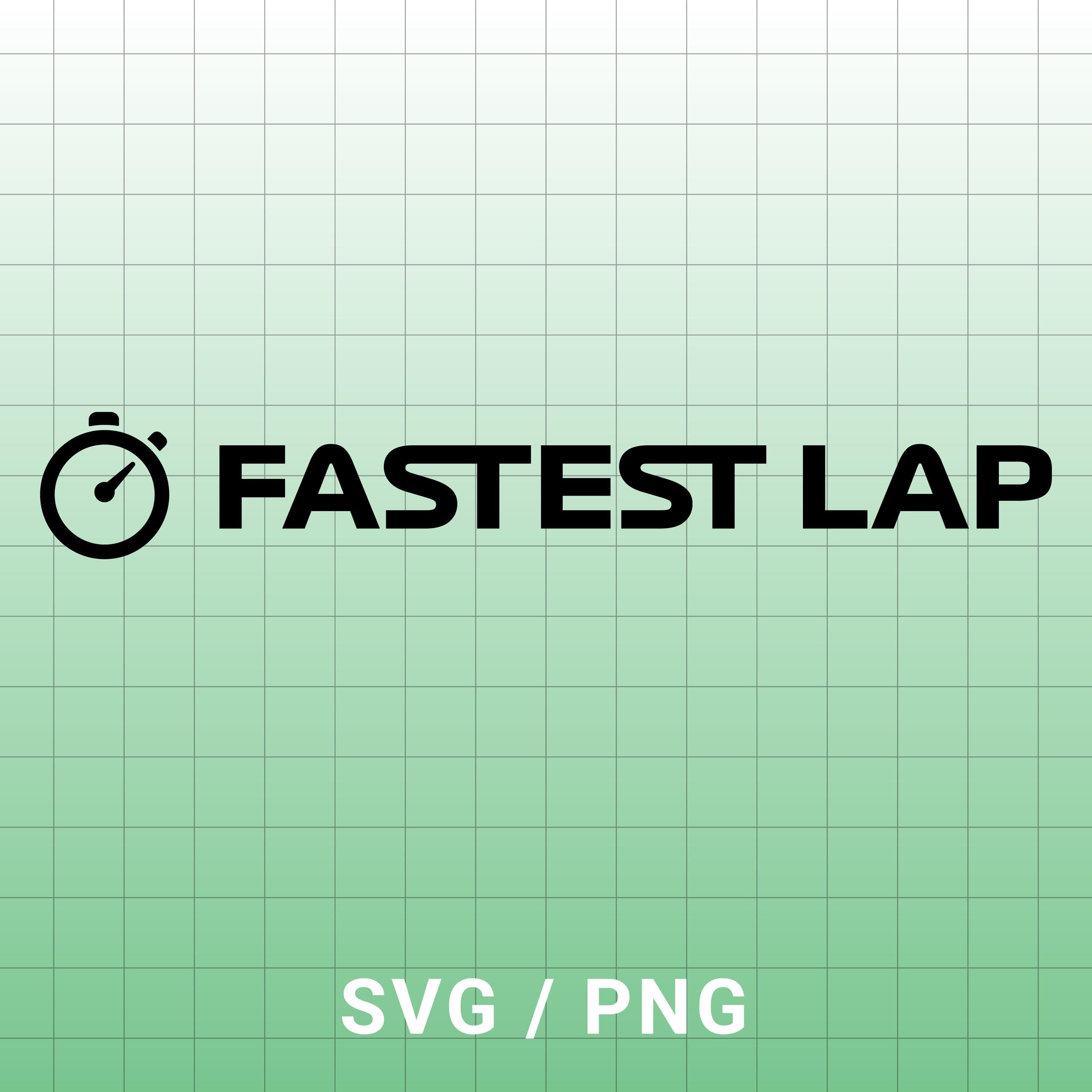 Fastest Lap Formula One F1 Racing - SVG/PNG - Cricut - Silhouette ...