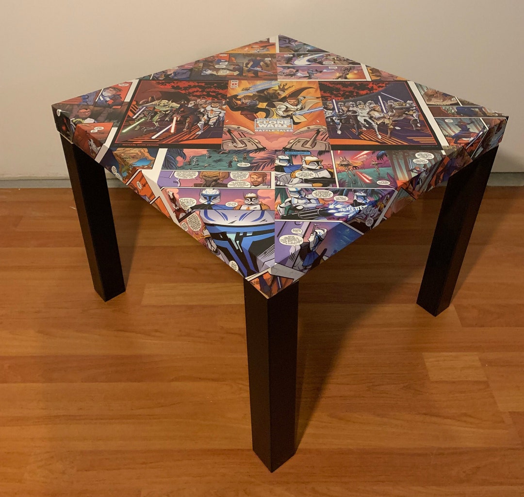 Star Wars: Clone Wars Comic Book Side Table - Etsy