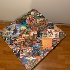 Comic Book Cover Side Table - Etsy