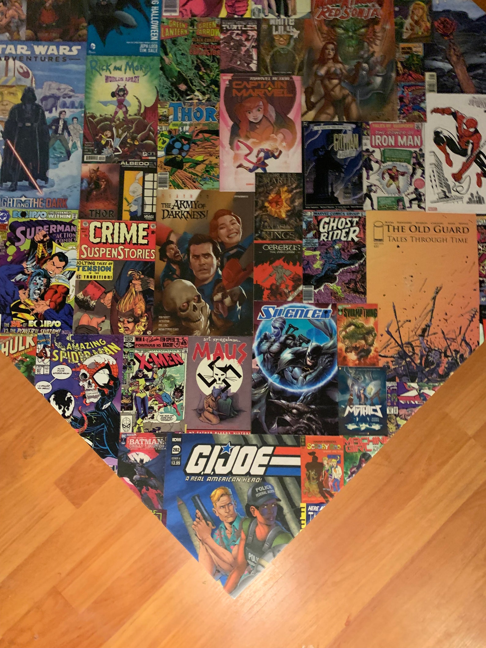 Comic Book Cover Side Table - Etsy