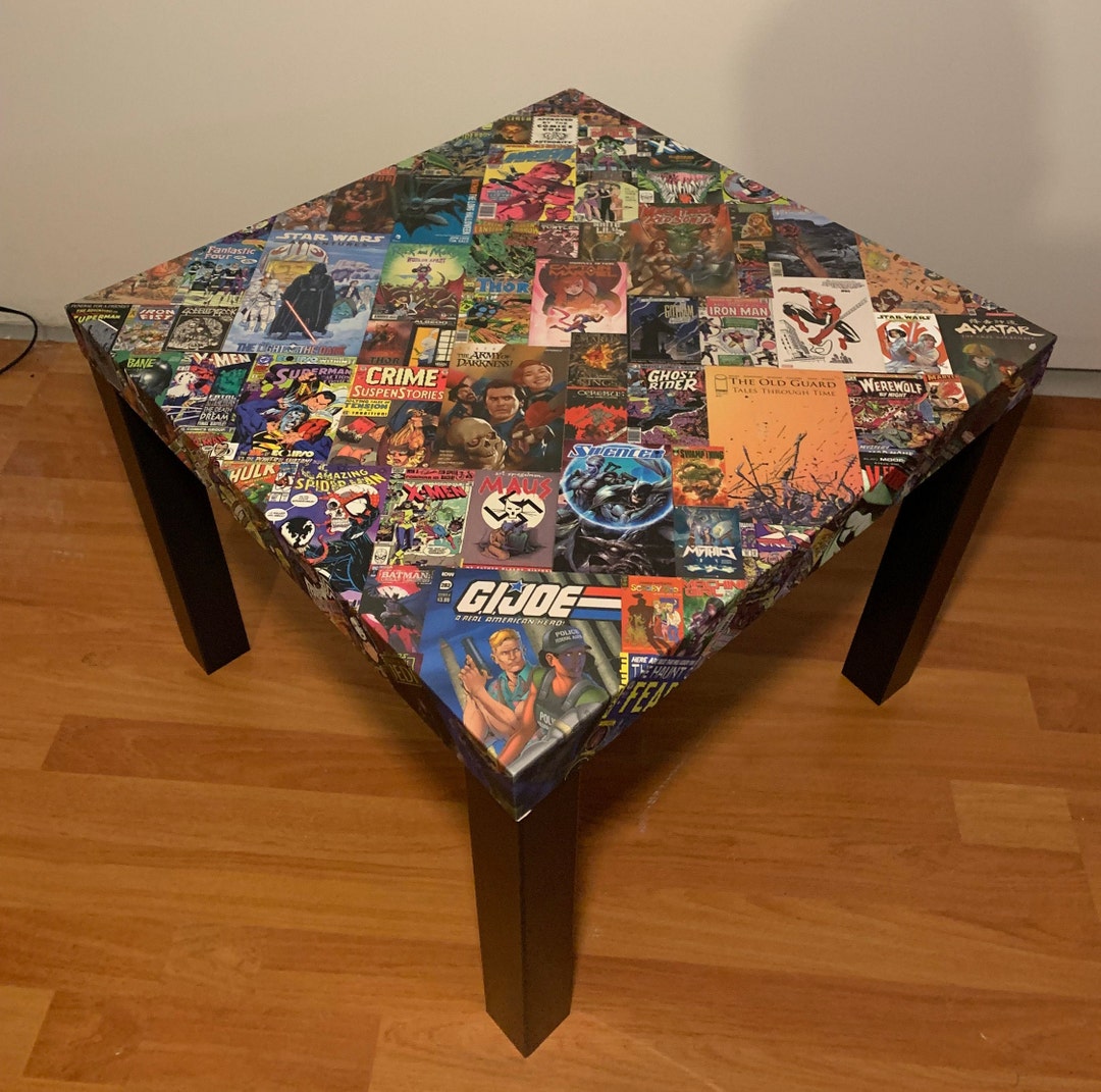 Comic Book Cover Side Table - Etsy