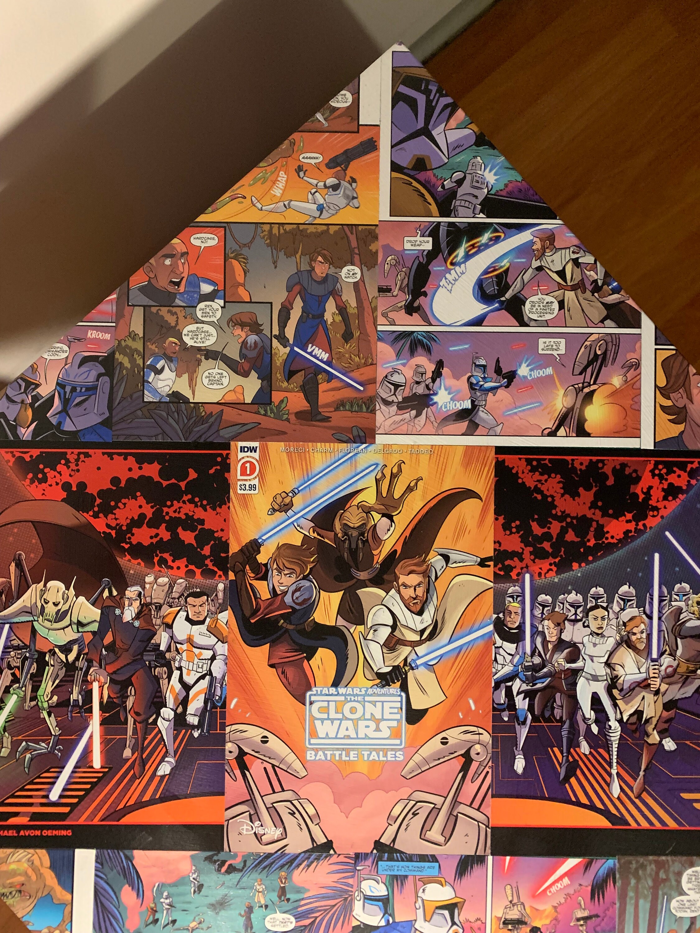 Star Wars: Clone Wars Comic Book Side Table - Etsy