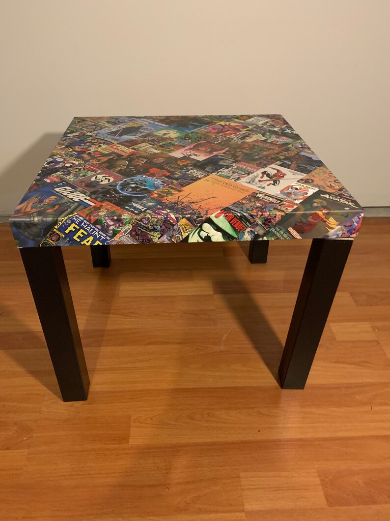 Comic Book Cover Side Table - Etsy