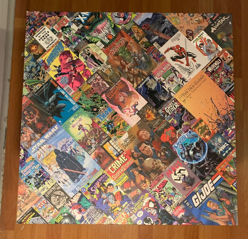 Comic Book Cover Side Table - Etsy