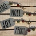 Galvanized Rae Dunn Inspired Metal Ornament Tag - Etsy
