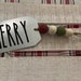 Galvanized Rae Dunn Inspired Metal Ornament Tag - Etsy