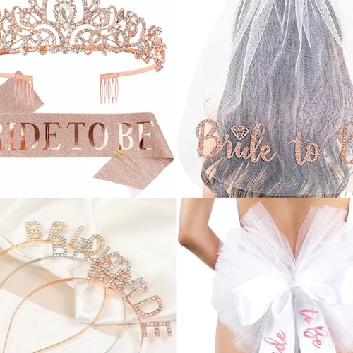 Bride to Be Hens Party Veil Sash Tiara Hens Night Bridal - Etsy Australia
