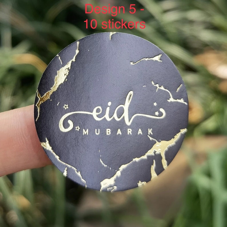Eid Mubarak Stickers Gift Tags Labels Decorations Craft Gift - Etsy