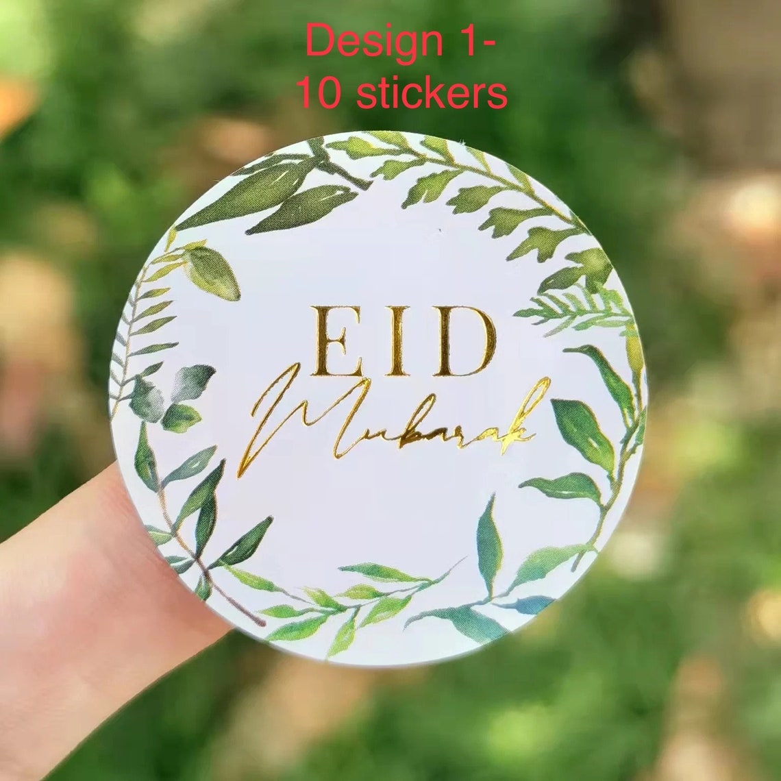 Eid Mubarak Stickers Gift Tags Labels Decorations Craft Gift - Etsy