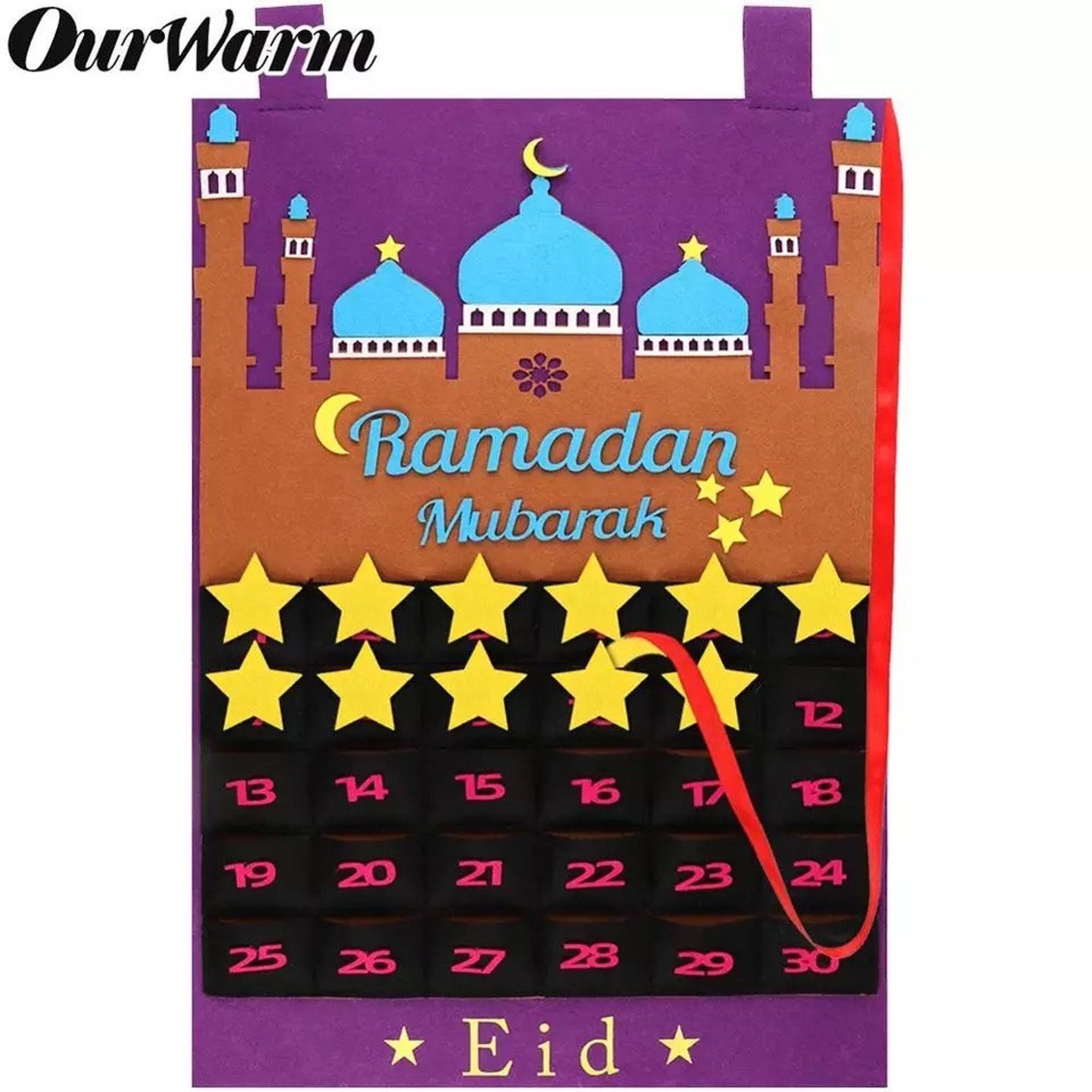 Ramadan Calendar Countdown Decorations Gifts Eid Mubarak | Etsy