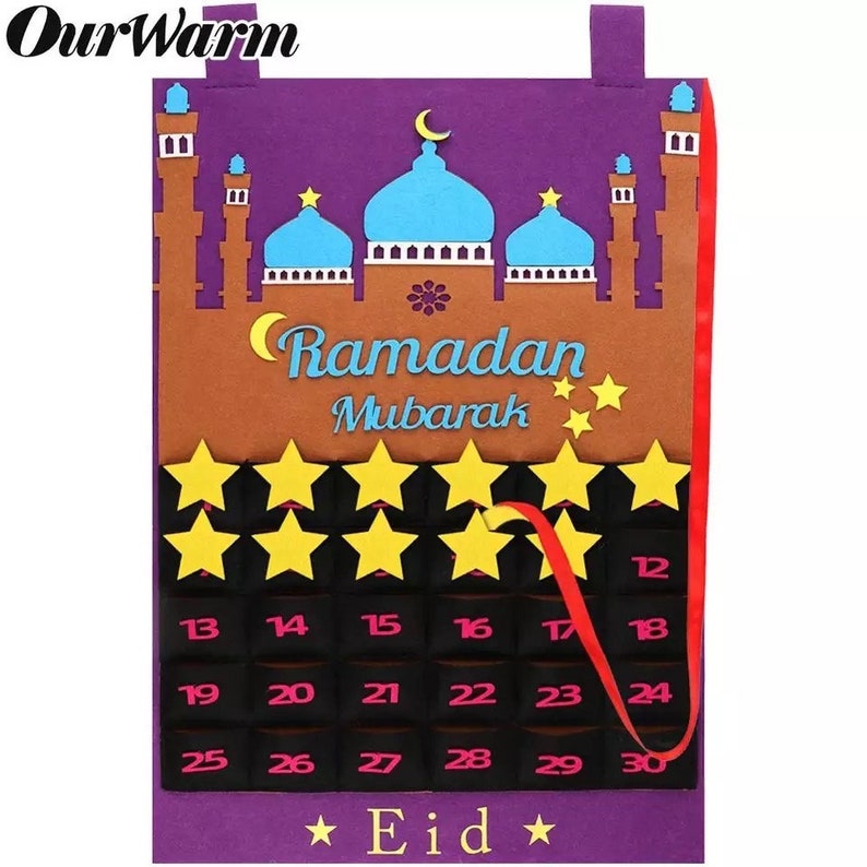 Ramadan Calendar Countdown Decorations Gifts Eid Mubarak | Etsy