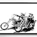 Easy Rider Art Print - Original Illustration of the Pop Culture Classic ...