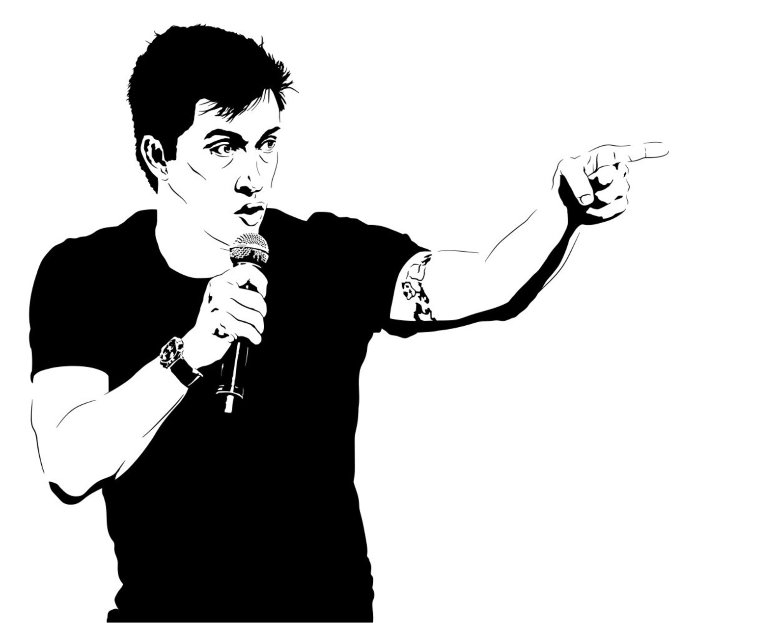 Daniel Sloss Art Print Original Illustration of the Stand up - Etsy