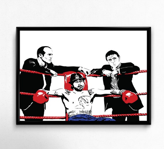 Snatch Art Print Original Illustration of Brad Pitt Jason - Etsy