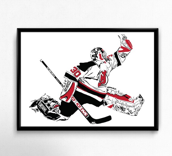 Martin Brodeur Art Print Awesome Illustration of the - Etsy