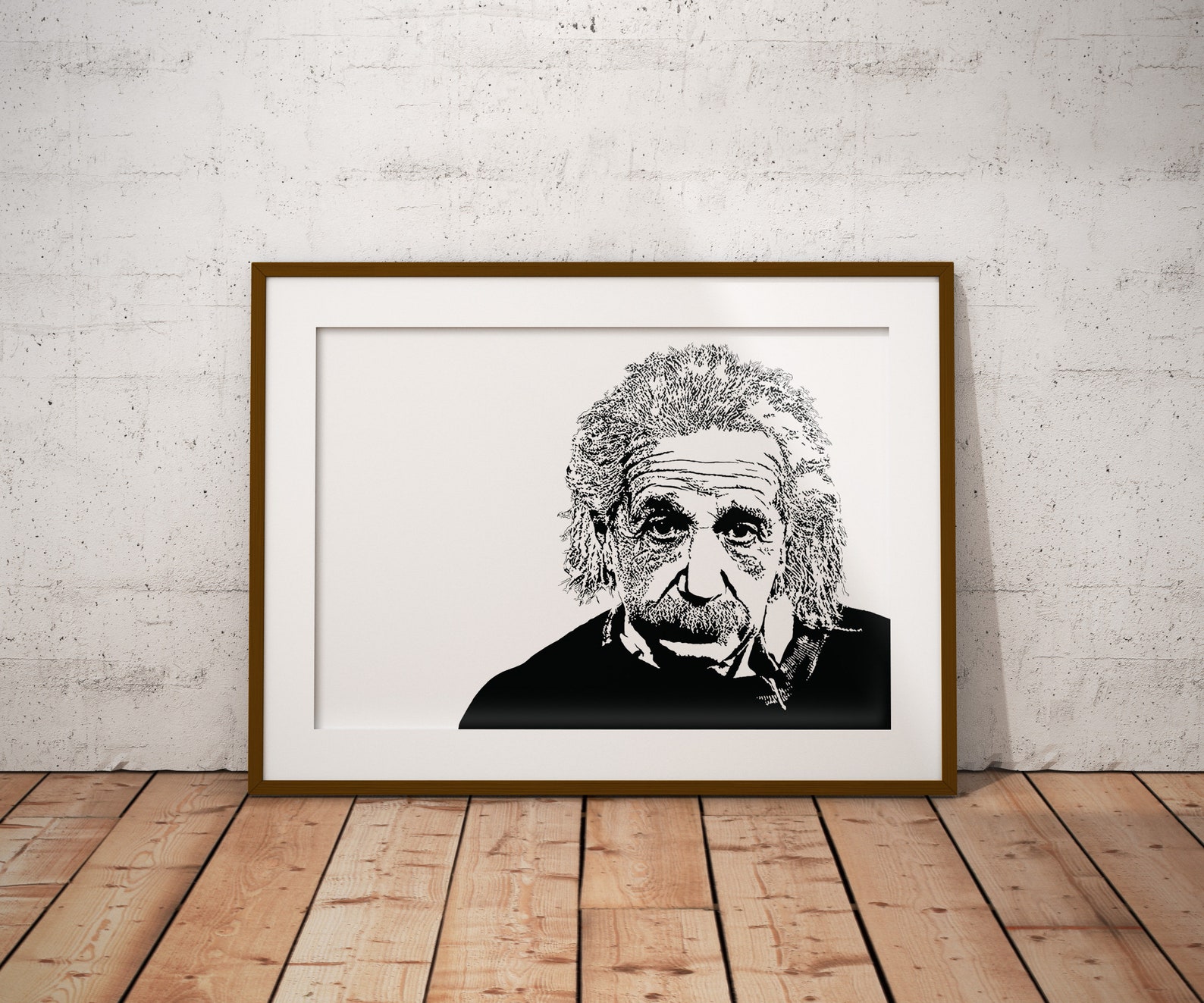 Albert Einstein Art Print High-quality Illustration of the - Etsy