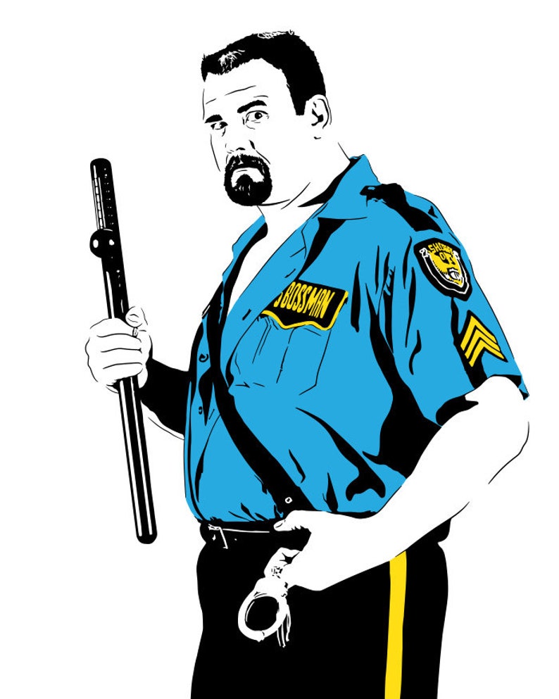 Big Boss Man Art Print Original Poster of the Wrestling - Etsy