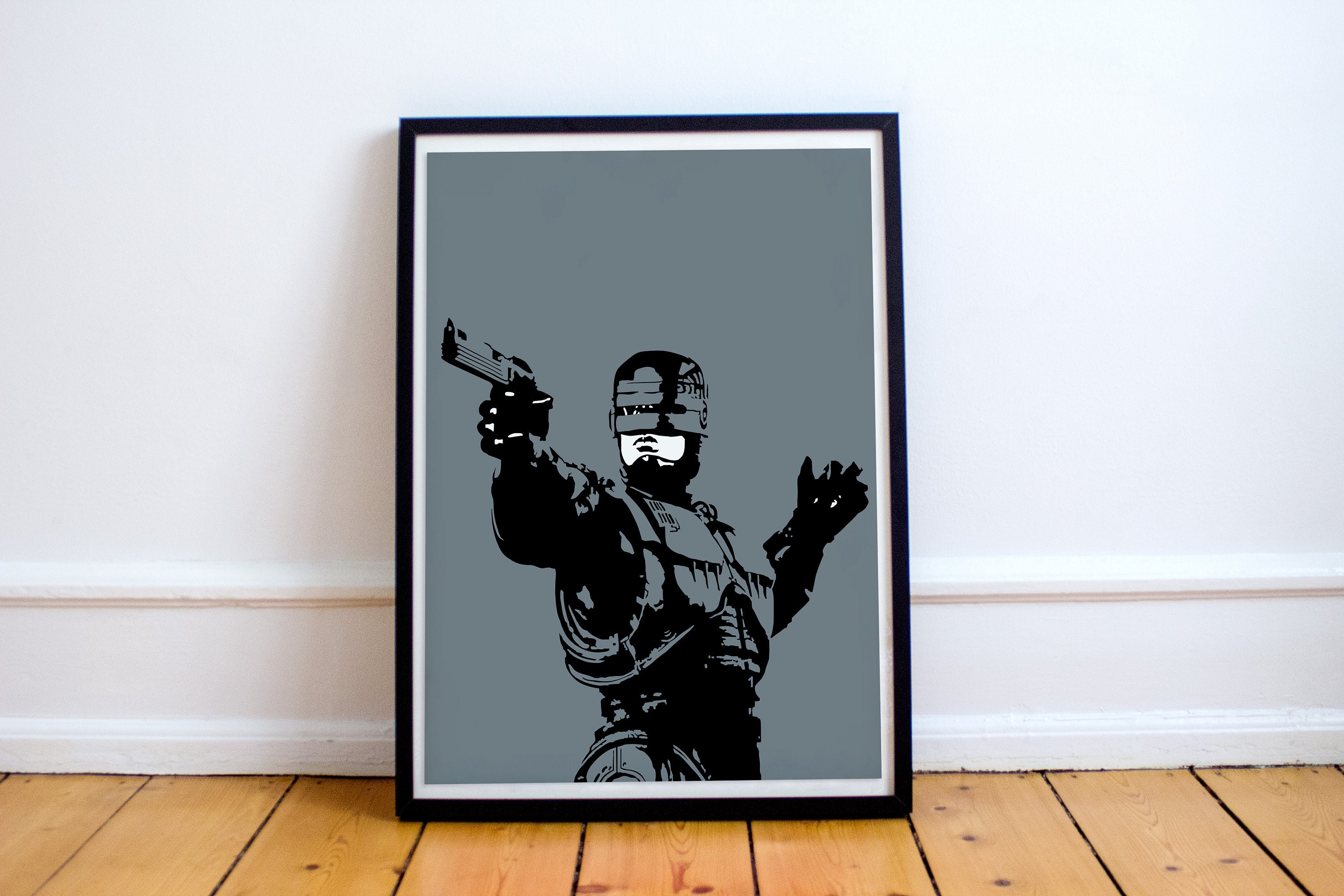 Robocop Art Print Illustration of New Detroit's Finest - Etsy