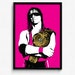 Bret Hart Art Print Awesome Poster of the Bret the Hitman Hart // the ...