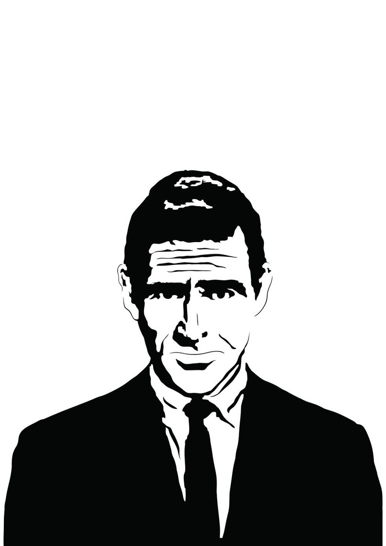 Rod Serling Art Print Awesome Illustration of Host and - Etsy