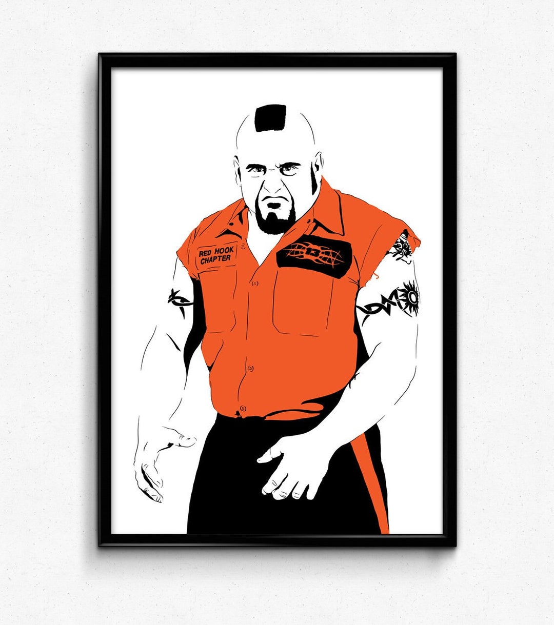 Taz Art Print - Original Illustration of the Human Suplex Machine ...