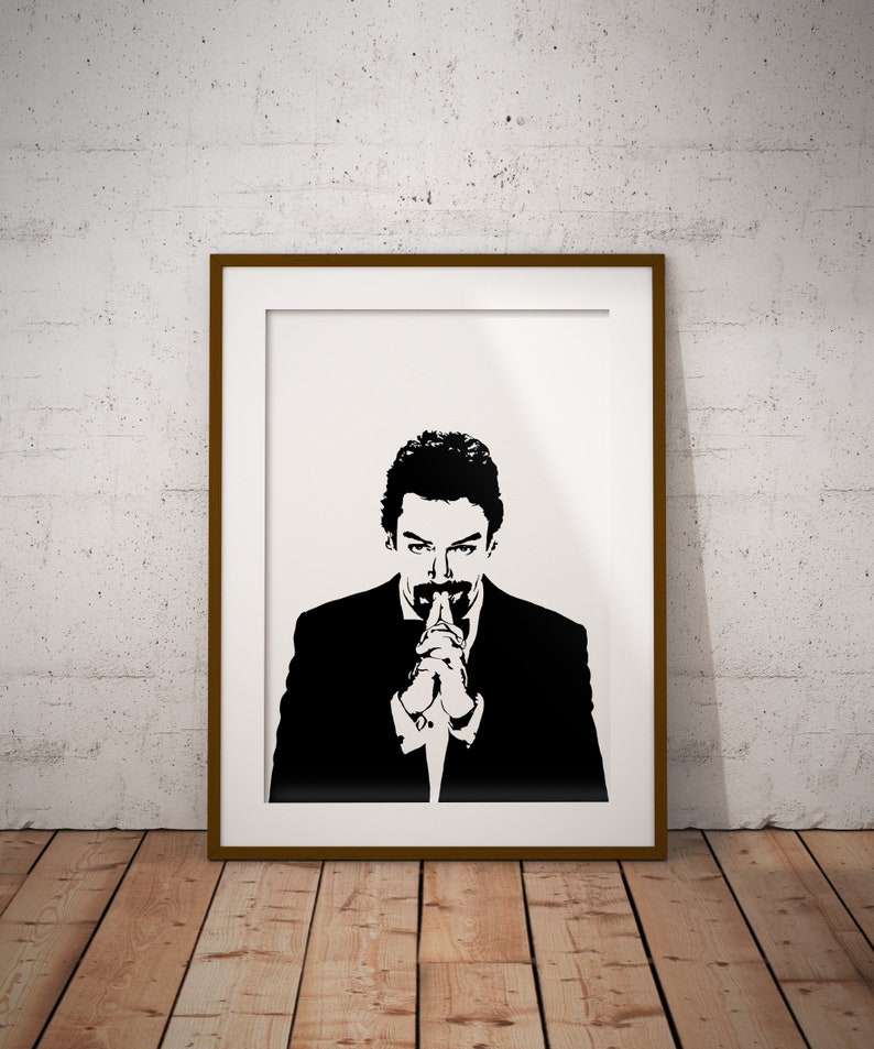 Tim Curry Art Print Original Illustration of the English - Etsy