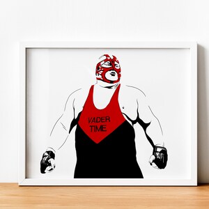 Big Van Vader Art Print - Original Poster of the Super-heavyweight ...