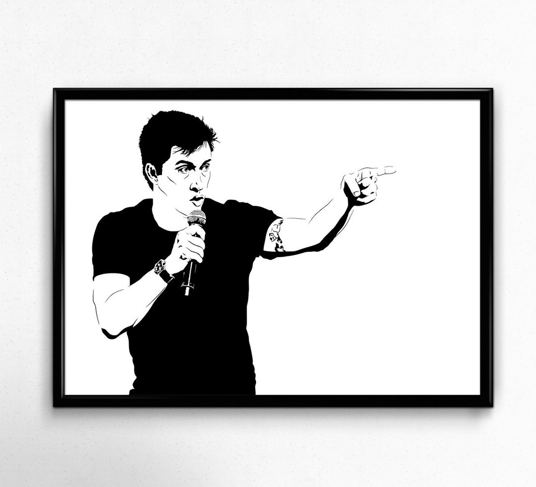 Daniel Sloss Art Print - Original Illustration of the Stand up Comedian ...