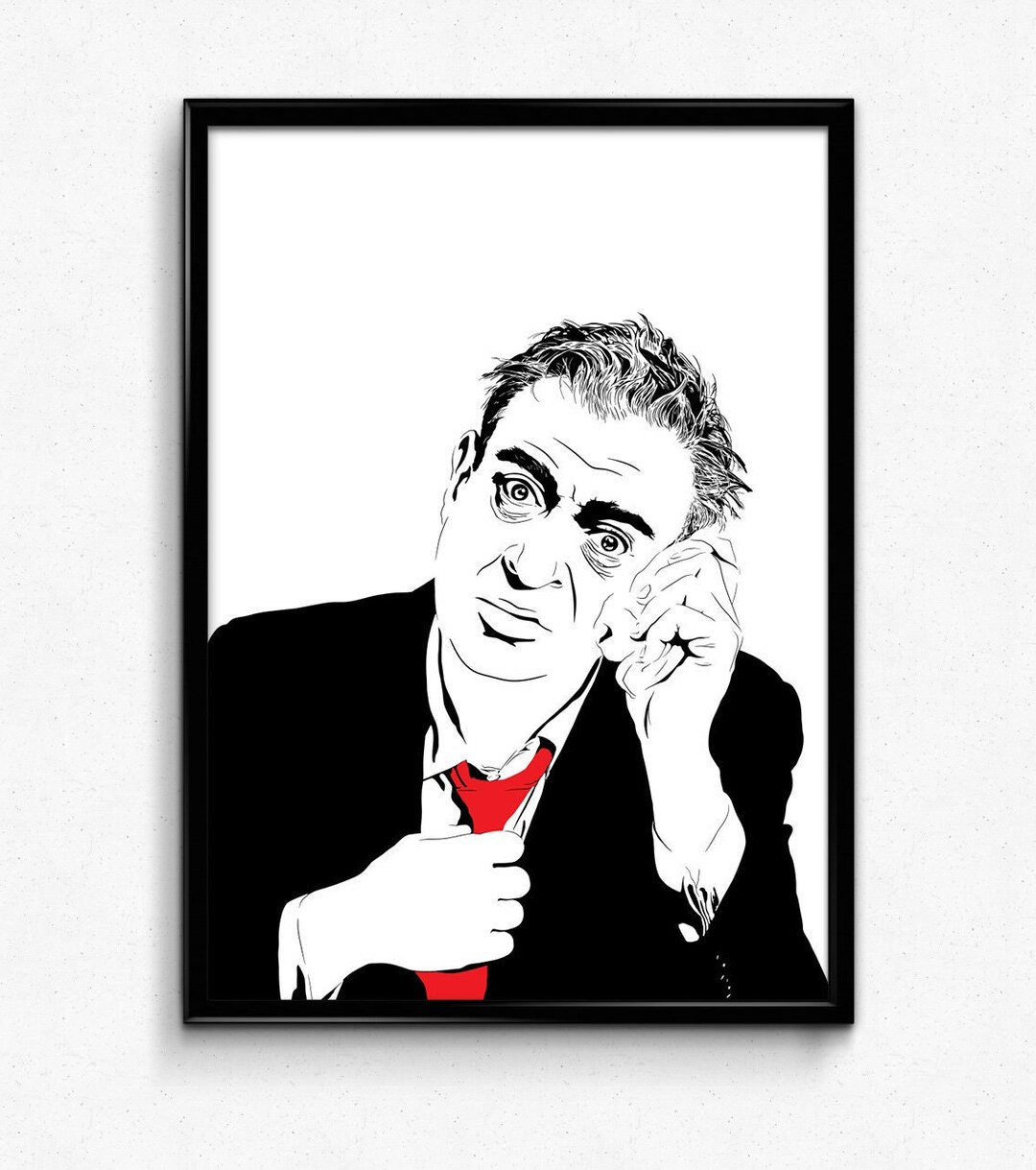 Rodney Dangerfield Art Print - Original Illustration of the Comedy ...