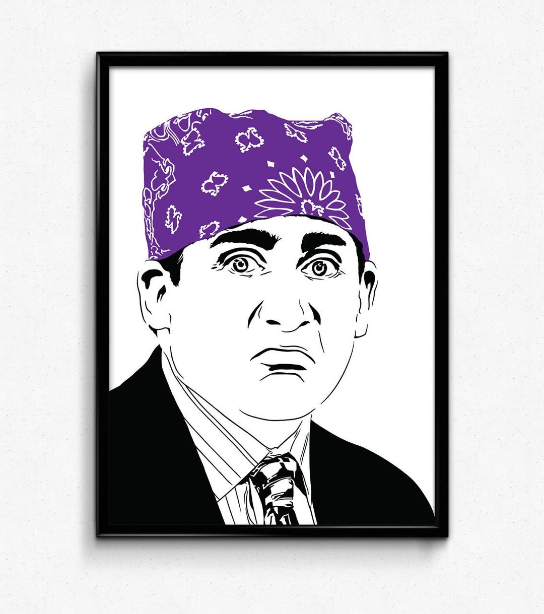 Prison Mike Art Print - Original Illustration of Steve Carrell as ...