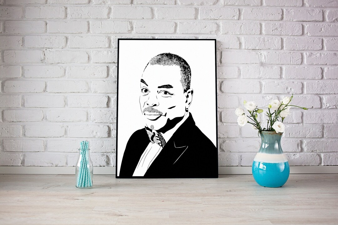 Levar Burton Art Print - Original Illustration of the Actor, Director ...