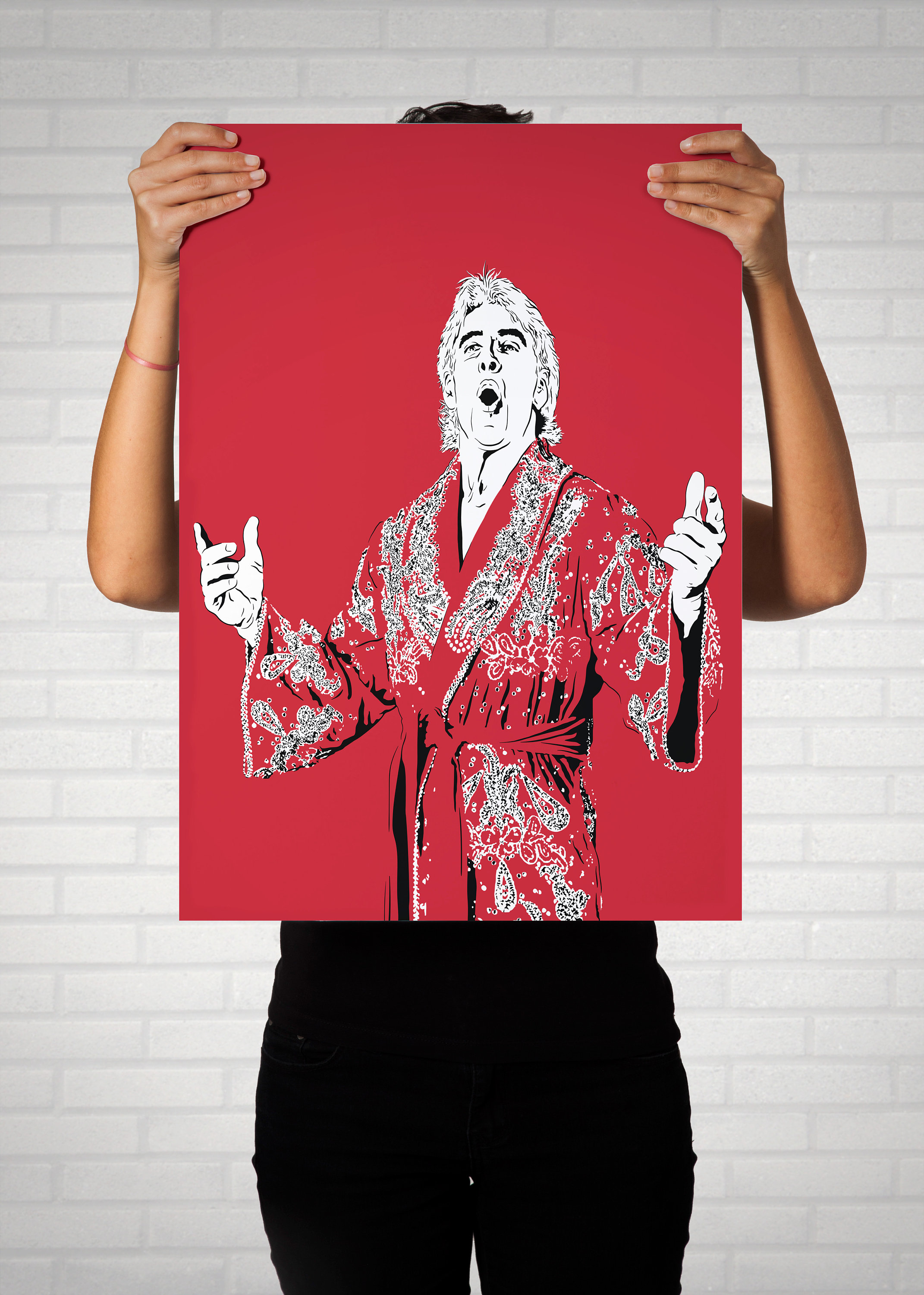 Ric Flair Print Awesome Poster of the Legendary Nature Boy | Etsy