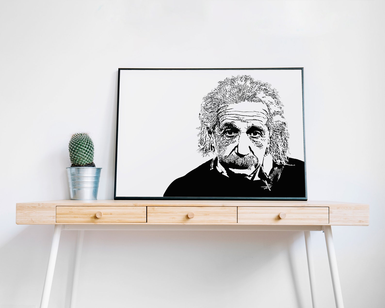 Albert Einstein Art Print High-quality Illustration of the - Etsy