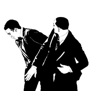 Will Smith Slapping Chris Rock Art Print - Original Illustration of the ...