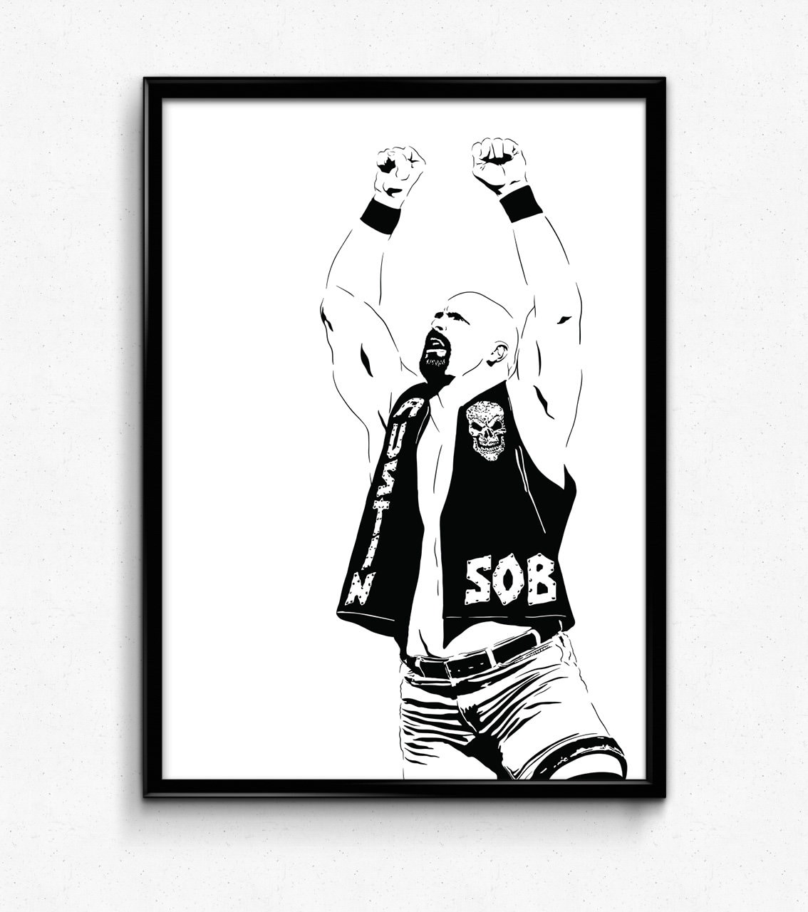 Stone Cold Steve Austin Art Print Original Poster of the - Etsy UK