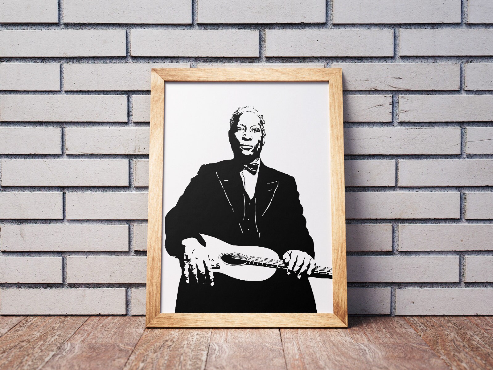 Leadbelly Art Print Incredibile illustrazione del - Etsy Italia
