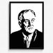 President Franklin Delano Roosevelt Art Print Original Illustration of ...
