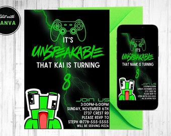 Unspeakable Birthday Invitation - Etsy Canada