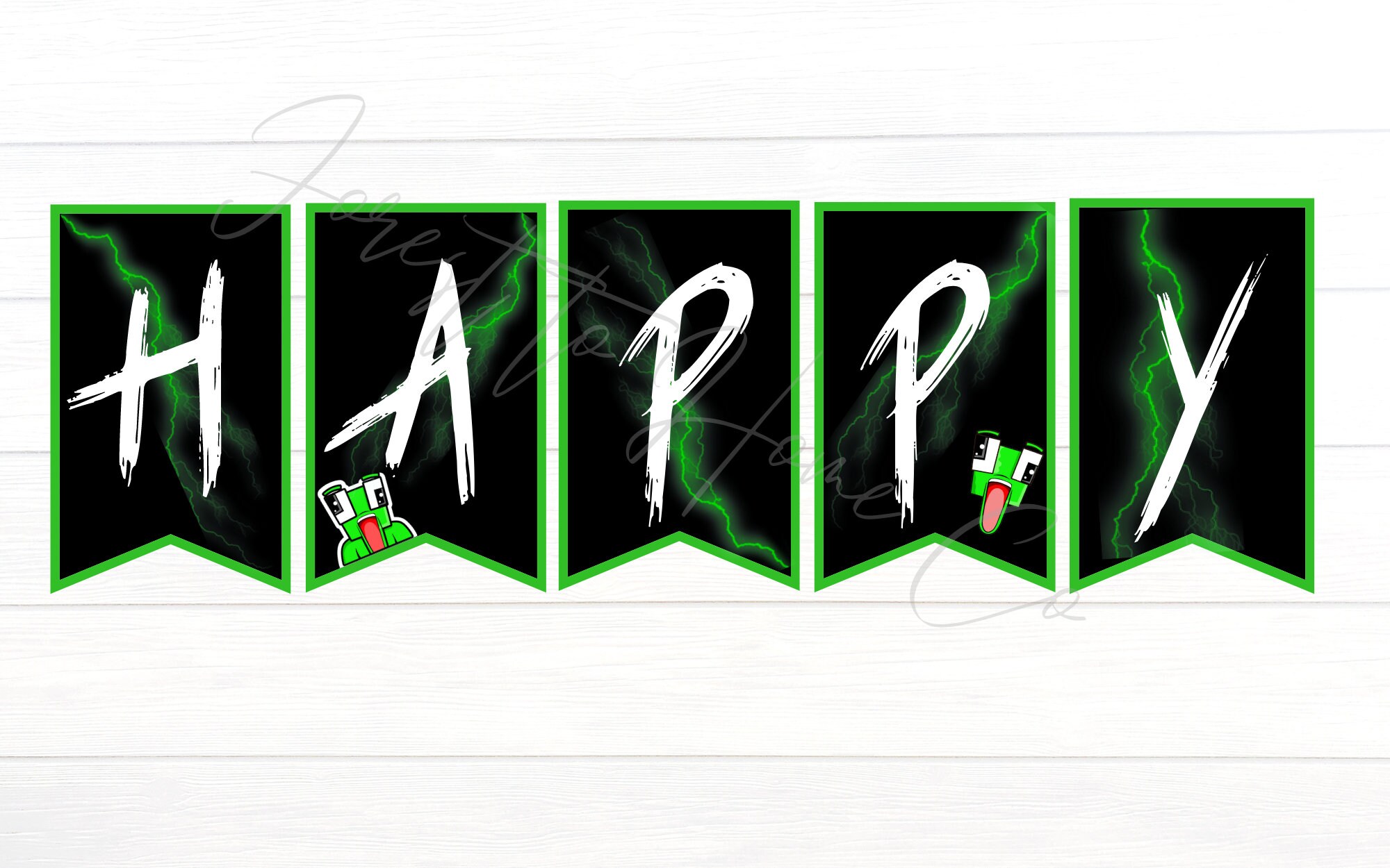 Unspeakable Birthday Banner - Etsy