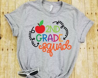 2nd grade shirt | Etsy