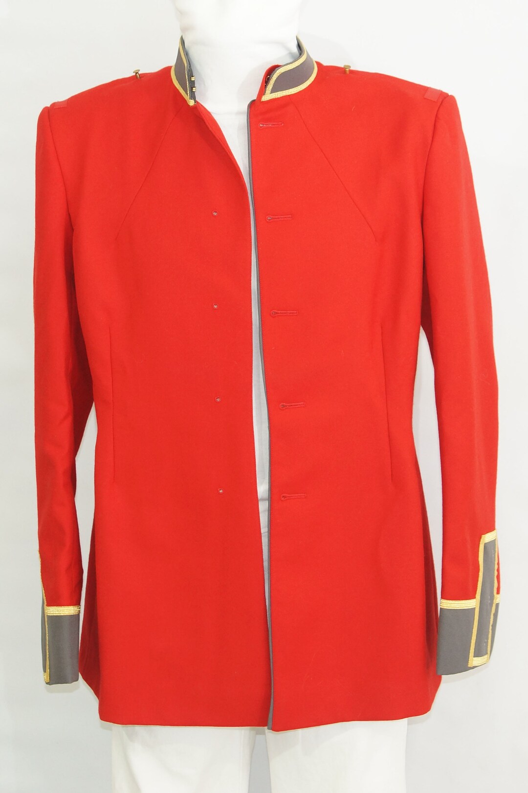 Vintage Guards Ceremonial Red Tunic Uniform Trench Army Jacket No ...