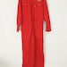 Vintage Cotton Workwear Overalls Long Sleeve Red Work Suit Marked Size ...