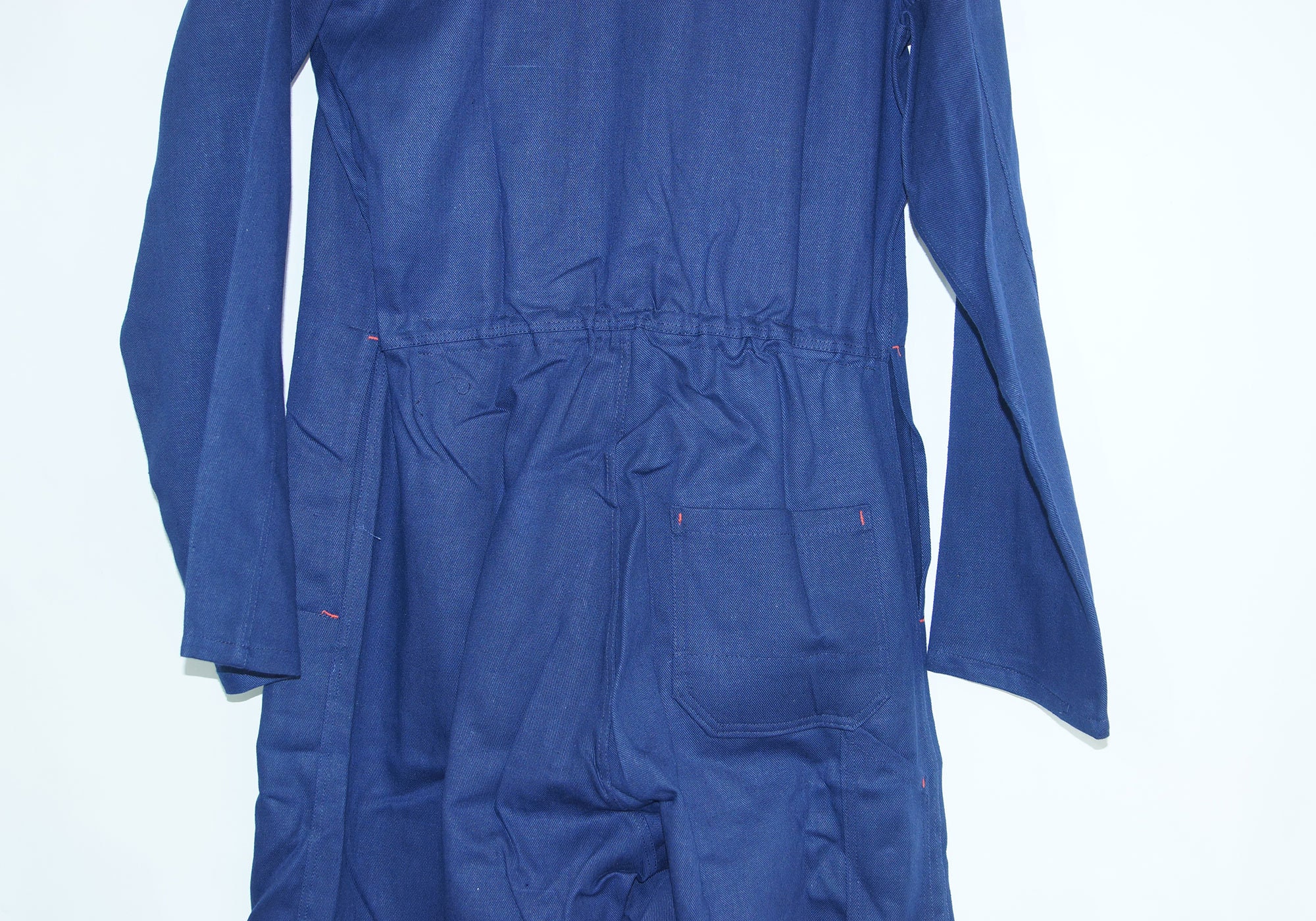 Vintage Poly Cotton Work Wear Overalls Long Sleeve Blue Jumpsuit Boiler ...